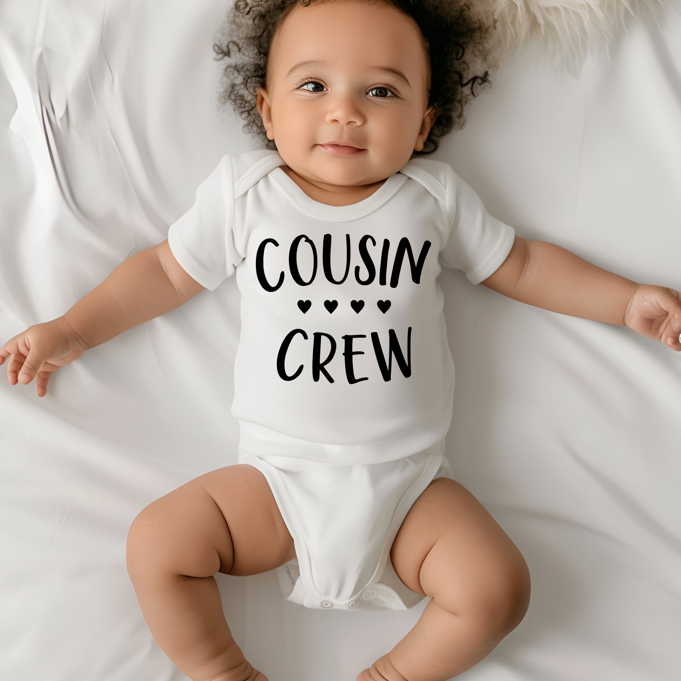 Cousin Crew Baby Body Nyfödd – Blanco Design
